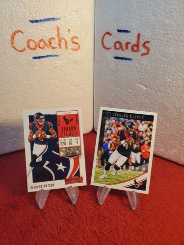 (2) Donruss & Season Ticket Deshaun Watson Houston Texans | eBay