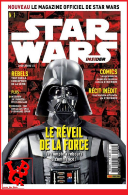STAR WARS INSIDER 1 1/2 Panini Avril 2015 Fascicule Magazine Darth ...