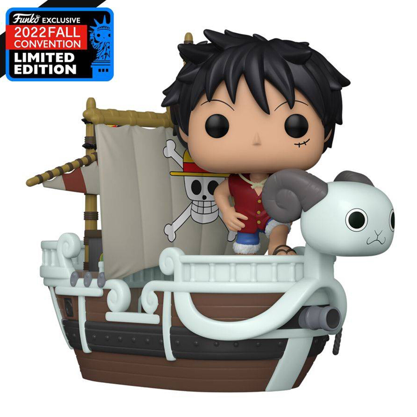 Funko Pop! Rides: One Piece - Luffy with Going Merry (111) Bobblehead ...