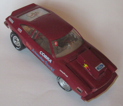 MPC 1970's Mustang II Pro Stock Drag Car P/S Vintage Built Kit Builtup ...