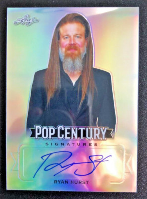 RYAN HURST 2019 POP CENTURY AUTOGRAPH CARD | eBay