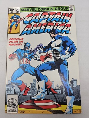CAPTAIN AMERICA #241- Punisher Marvel 1980 Nice 8.0-8.5 | eBay