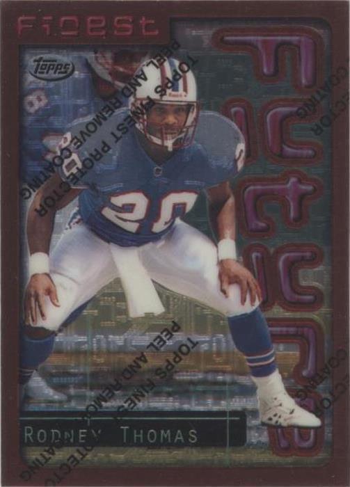 1996 Topps Finest - Rodney Thomas #91 for sale online | eBay