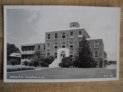 RUSTON LA Louisiana The Hospital vintage RPPC Postcard | eBay