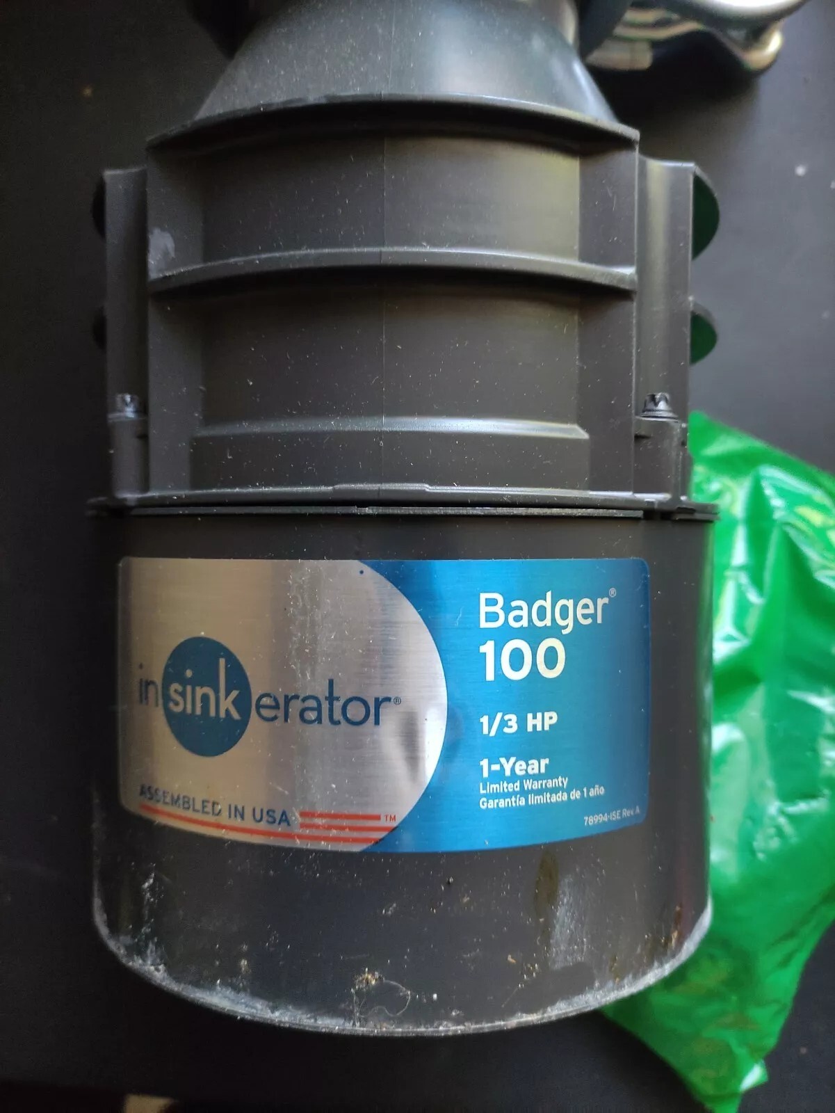 InSinkErator Badger 100 Continuous Feed Garbage Disposal for sale ...