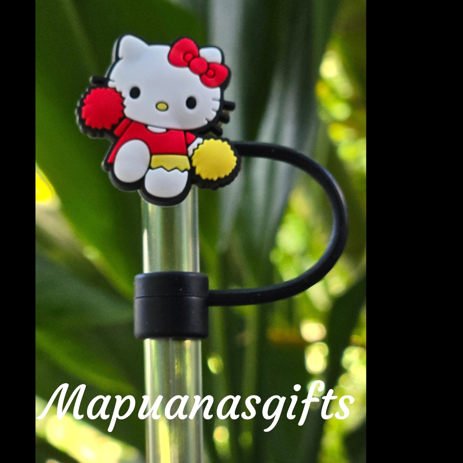 New Hello Kitty Cheerleader Straw Topper (Stanley & Yeti Straws) | eBay