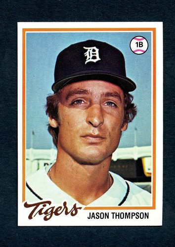 1978 Topps Baseball Card #660 Jason Thompson Tigers NrMT | eBay