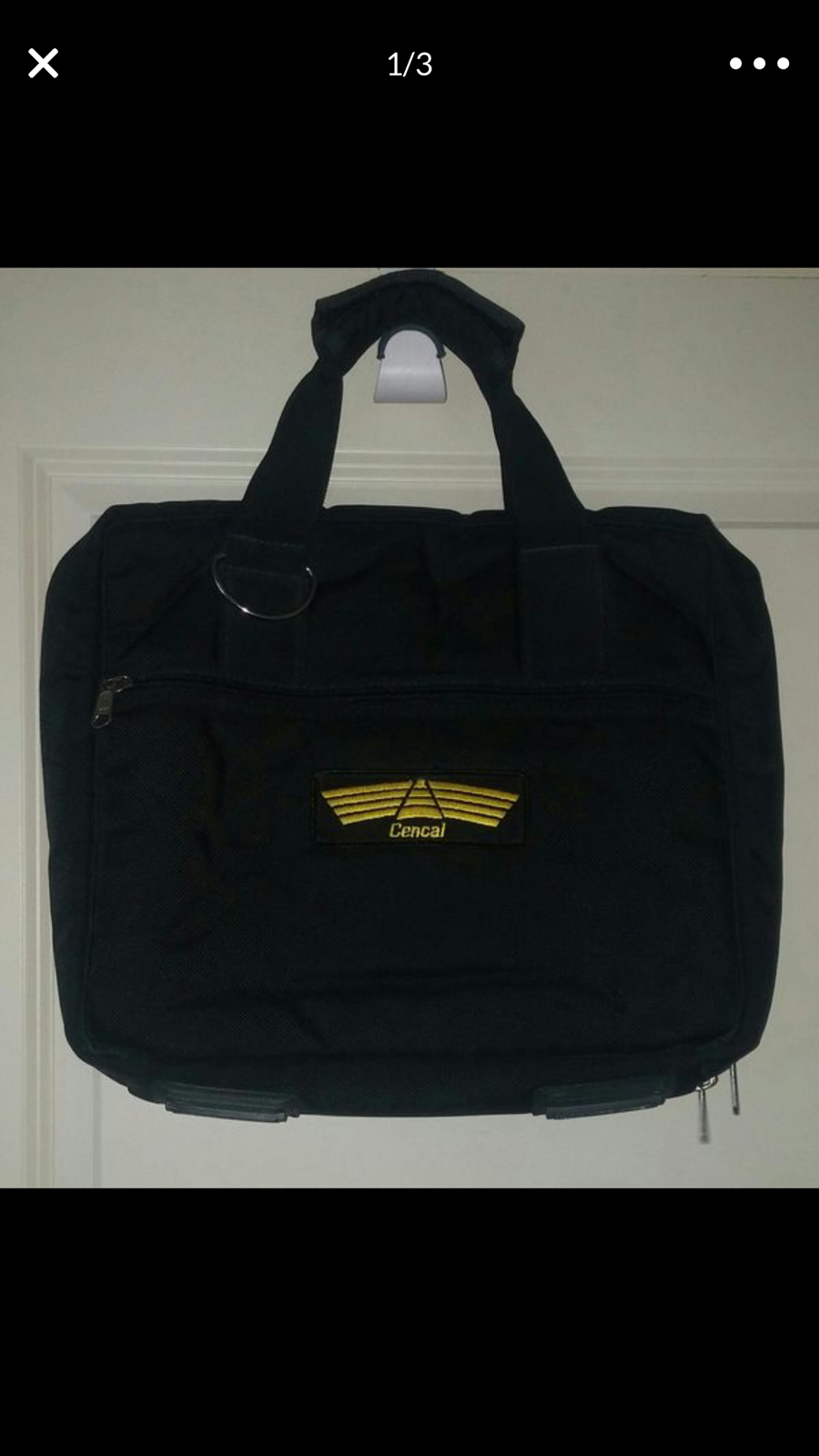 Cencal Aviation Pilot Flight Bag Padded Pilot Laptop Satchel with ...