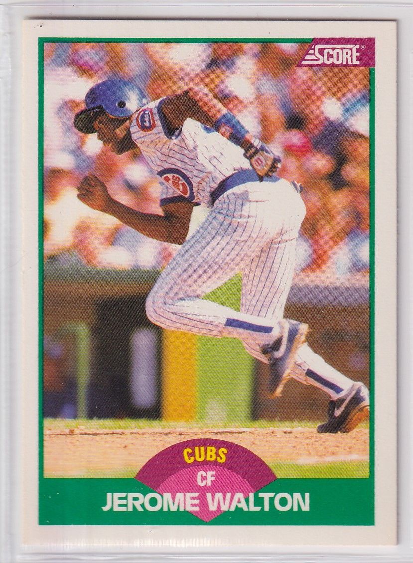 Jerome Walton 1989 Score Traded Rookie #85T Cubs RC b (109) | eBay