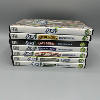 The Sims 3 + six expansion and stuff packs bundle - PC/Mac Disc codes ...