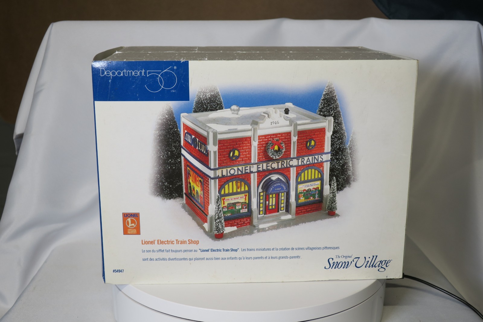 Dept.56 Snow Village Lionel Electric Train Shop w/ Cord And Working Bulb | eBay