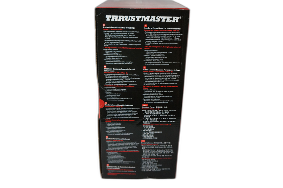 Thrustmaster Ferrari Race Kit - F1 Wheel & Headset - PS4/PS5 Xbox PC ...