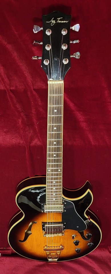 Jay Turser Semi-Hollow Body Electric Jazz Box Guitar with case | eBay