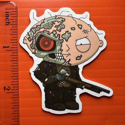 Stewie Griffin Sticker The Family Guy Terminator | eBay