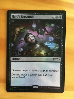 Mtg Clash Pack Promos Hero's Downfall FOIL NM | eBay