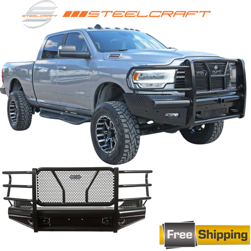 Steelcraft HD12280RC Front Bumper With Grille Guard 2019-2024 Ram 2500 ...