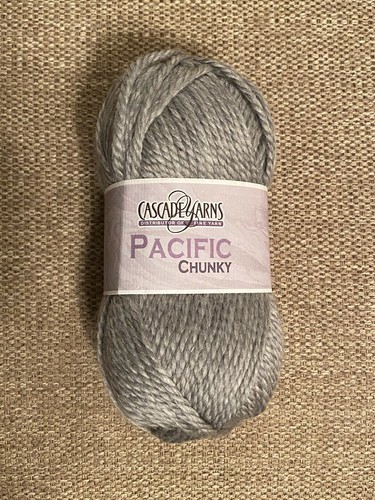 Cascade Pacific Yarn #61 Silver 3.5 Ounce 120 Yards 1 Skein NIP ...