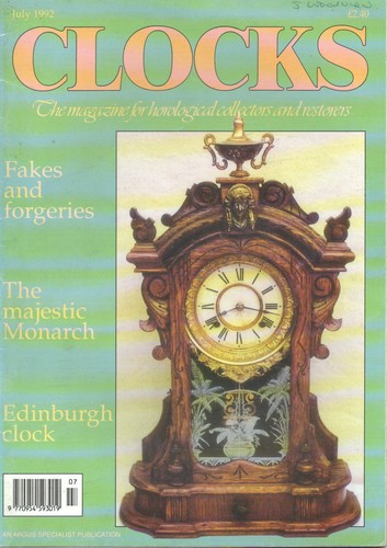 Clocks magazine July 1992 62 pages collectable | eBay