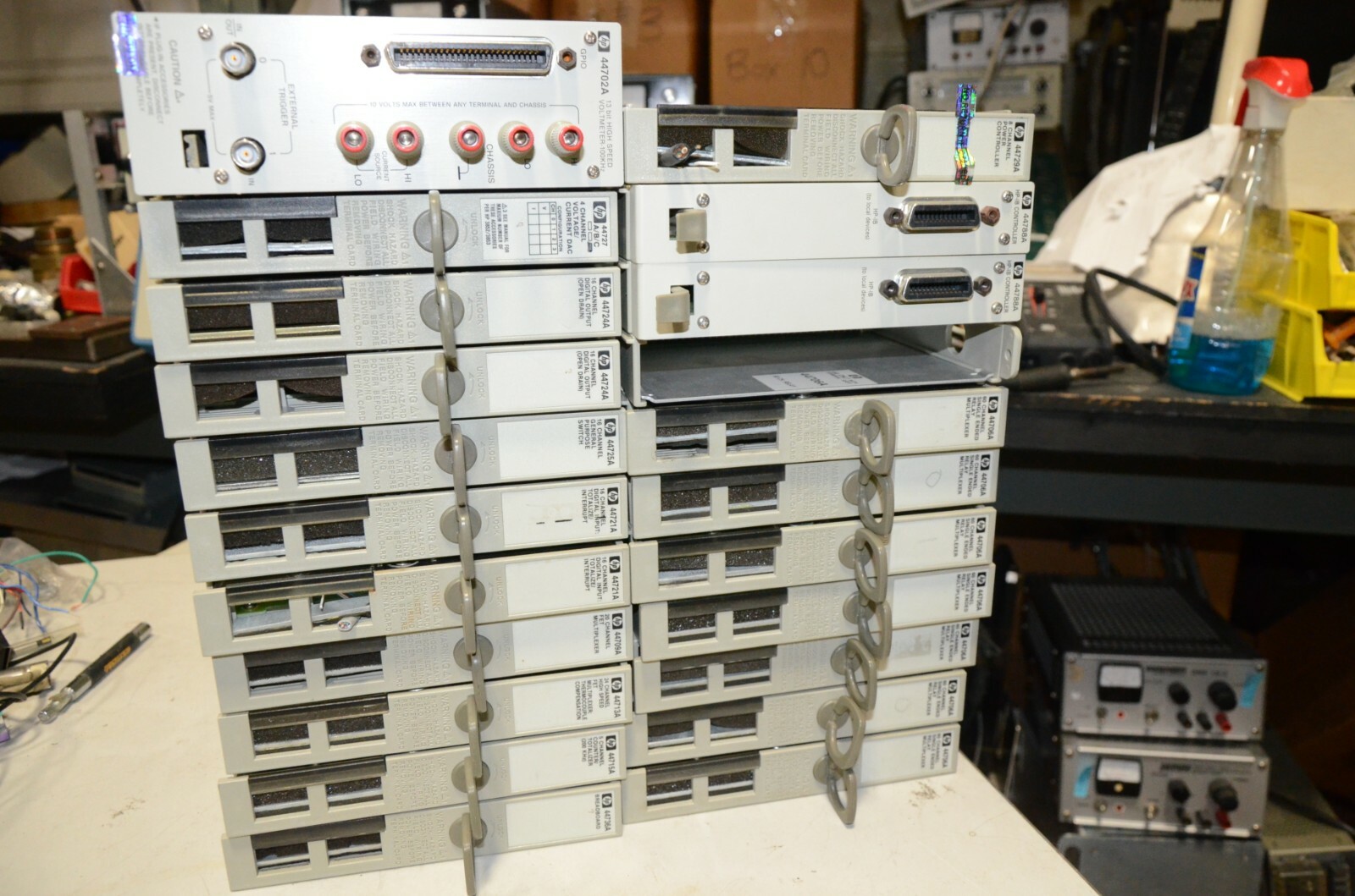 HP Agilent 44709A & 44715A Module Lot of 2 3852A 3853A | eBay