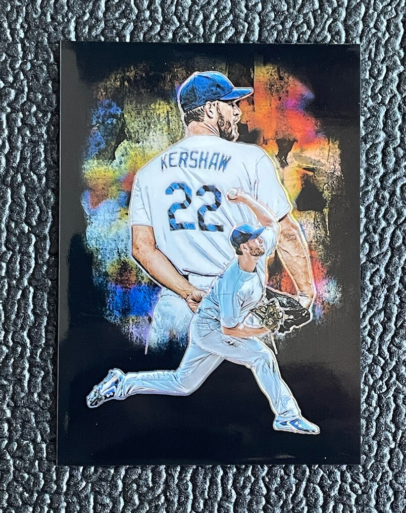 🔥CLAYTON KERSHAW 2019 PRIZM PROFILES BLACK REFRACTOR!🔥CASE HIT! DODGERS ...