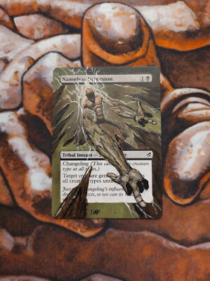 Magic the Gathering Nameless Inversion Hand Painted Unique Custom MTG ...