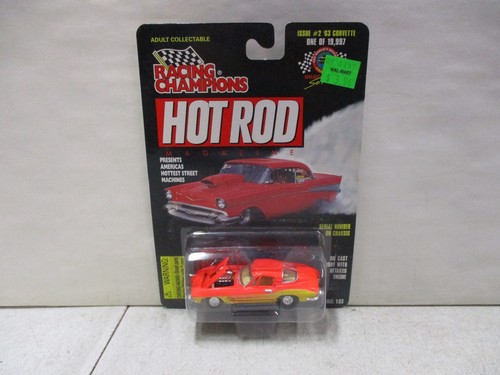 Racing Champions Hot Rod Magazine 1963 Chevy Corvette | eBay