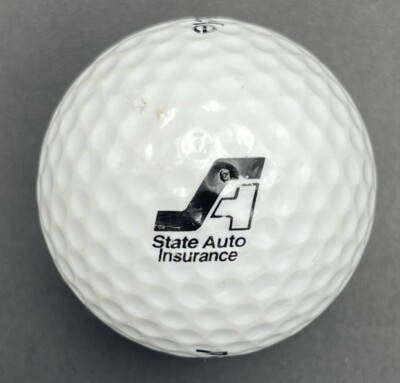 State Auto Insurance Logo Golf Ball (1) Pinnacle Gold Pre-Owned | eBay