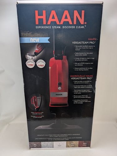 HAAN VersaSteam Pro BS-20 Steam Cleaner - Red / Brand New | eBay