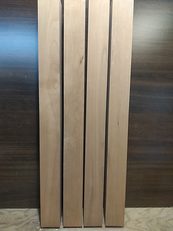 Cherry Turning Square 2 1/8" x 2 1/8" x 24" Hardwood Turning Blanks ...