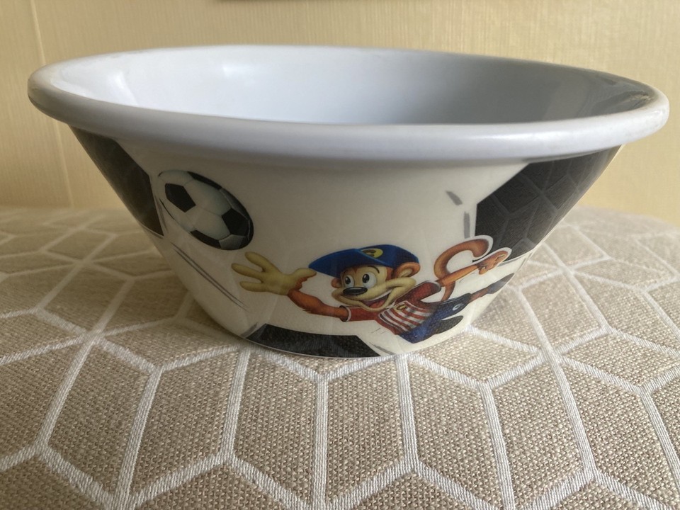 Kellogg’s Coco Pops Monkey Football Advertising Breakfast Cereal Bowl ...