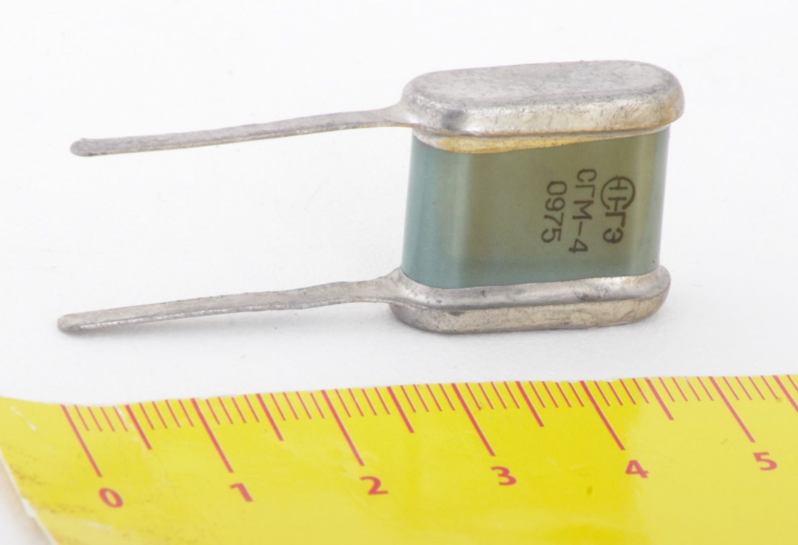 4700 pF 4.7nF 500 V 5% LOT OF 2 RUSSIAN SILVER-MICA CAPACITOR SGM-4 СГМ ...