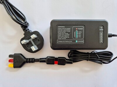 Lithium ION Battery Charger for Powakaddy FW3, FW5 & FW7 - Not for 30V ...