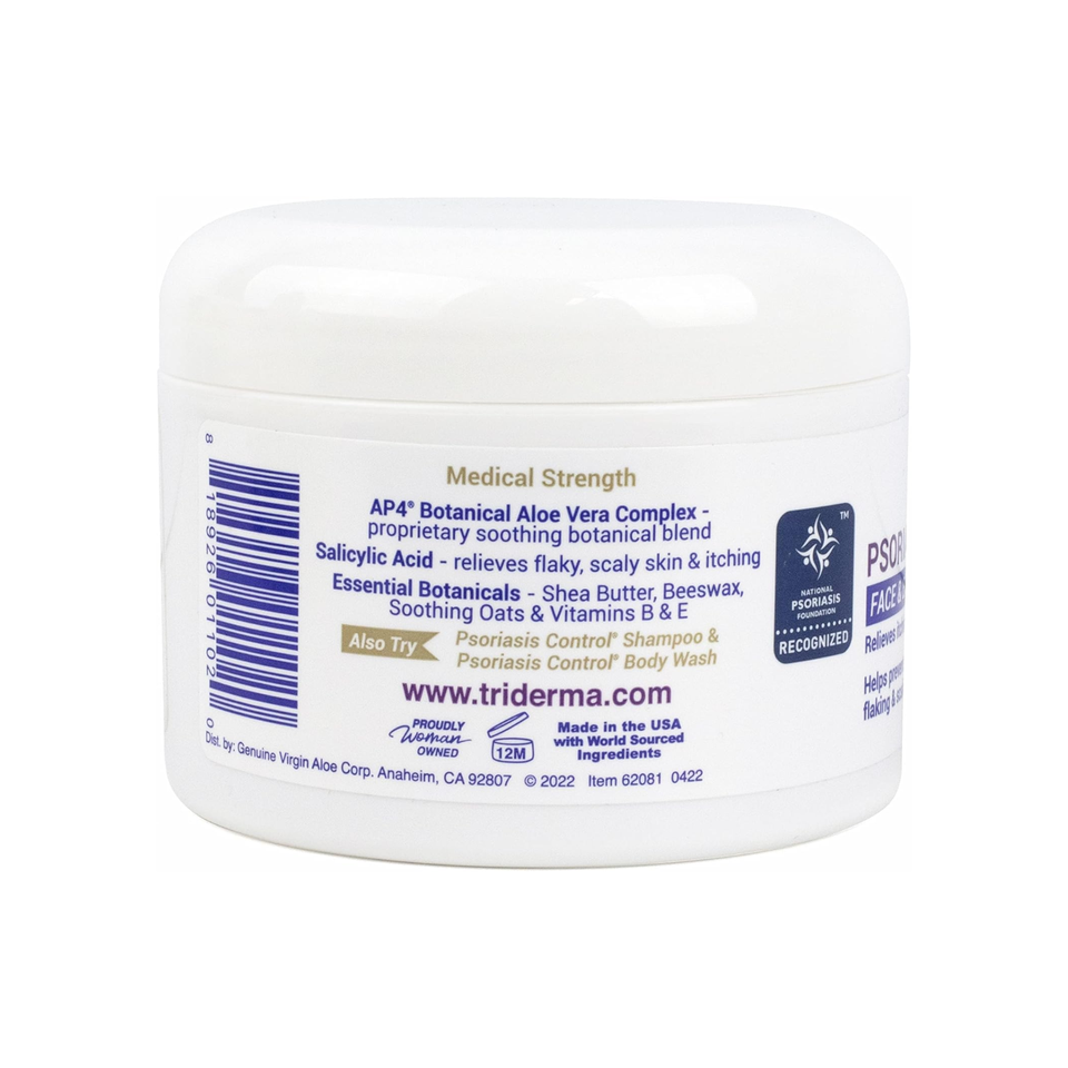 TriDerma Psoriasis Control Face & Body Cream, No Cortisone ...