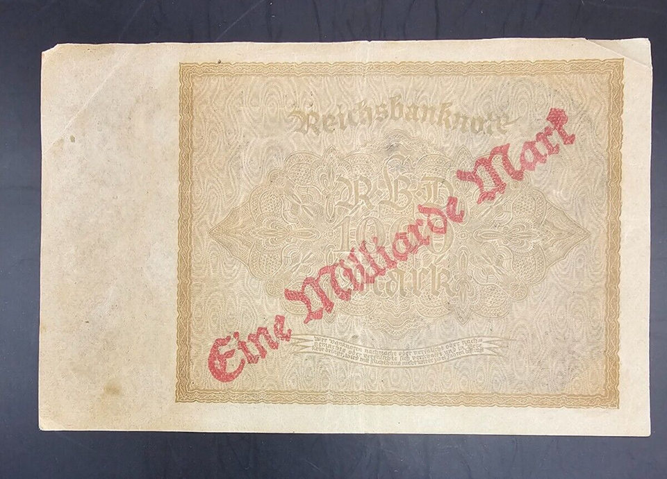 1922 German 1000 Mark Bank Note Pick# 82 (non-issued banknote) | eBay