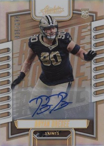 2023 Panini Absolute - Rookies Spectrum Signatures #160 Bryan Bresee ...