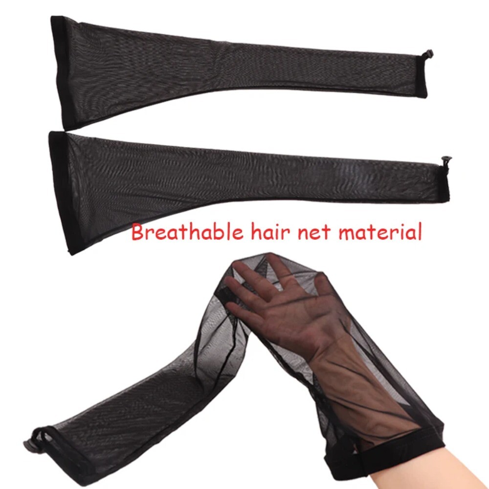Stocking Braid Cylinder Mesh Lace Hairnet for Faux Locs, Dreadlock ...