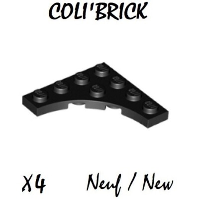 Lego 35044 - 4x Plaque Plate modified 4x4 with 3x3 curved Cutout ...