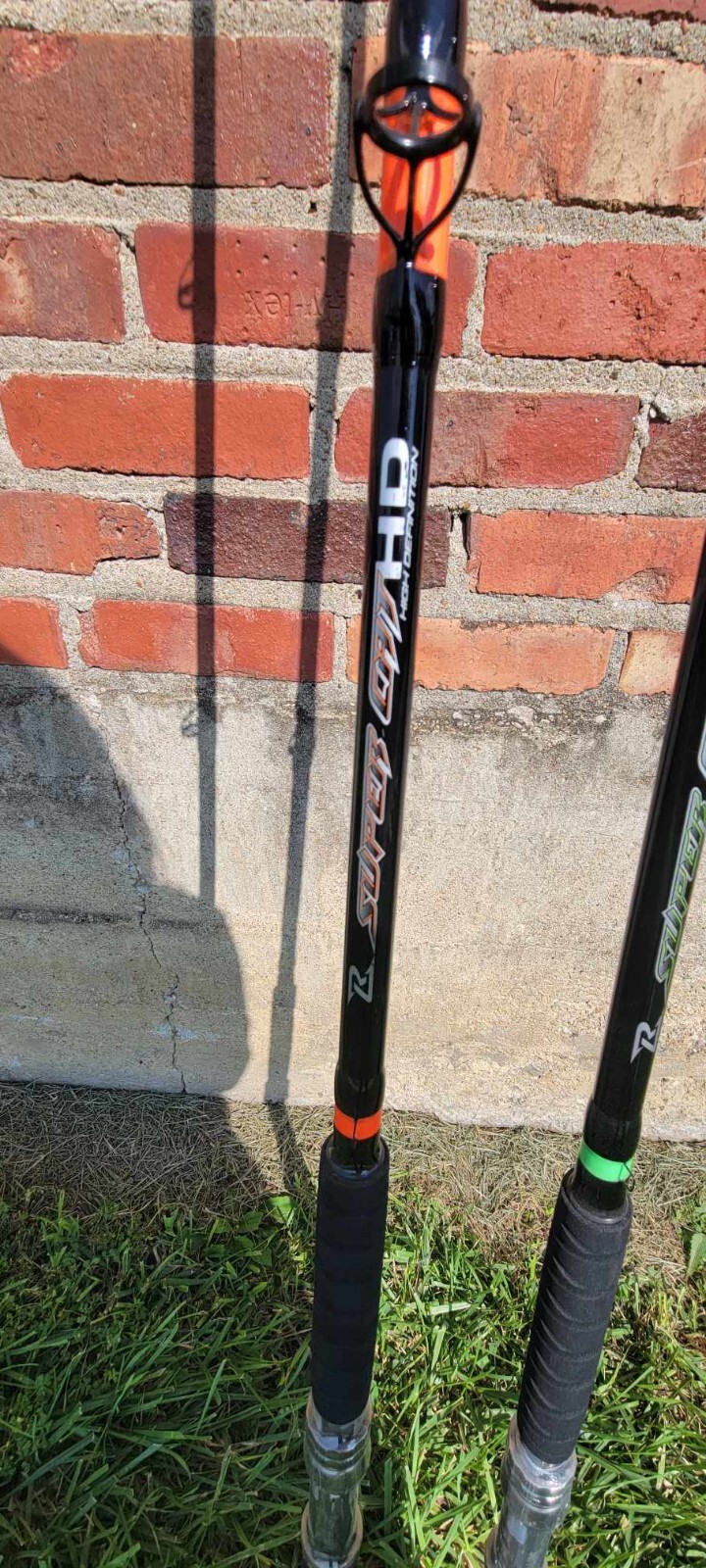 NEW Rippin lips super cat HD Med/Heavy Fishing Rod CASTING 7'6" color ...