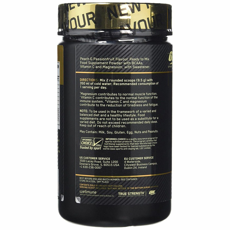 OPTIMUM NUTRITION GOLD STANDARD BCAA 266g Branch Chain Amino Acids ON ...