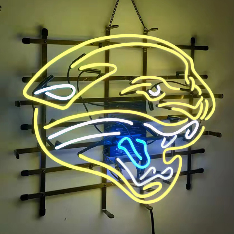 Jacksonville Jaguars Neon Sign 24"x20" Lamp Beer Bar Pub Man Cave Wall ...