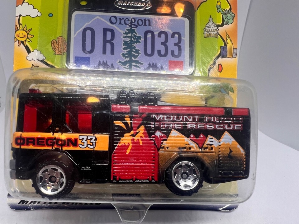 2002 Matchbox ACROSS AMERICA 50TH BIRTHDAY SERIES OREGON DENNIS SABRE ...