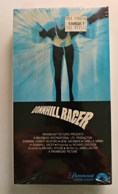 Downhill Racer VHS SEALED Watermarks Paramount Redford Hackman NO ...
