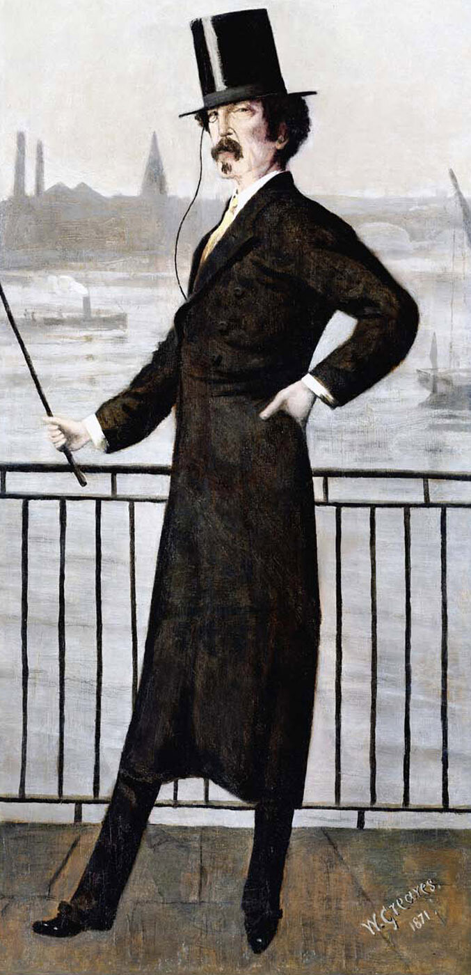 Walter Greaves "James Abbott McNeill Whistler" english portrait ...