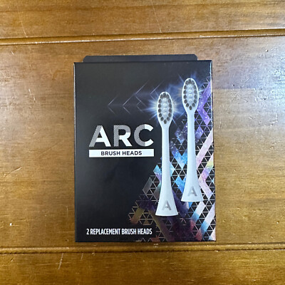 3 Boxes 6 Total Heads ARC Oral Care Tooth Brush Replacement Heads White ...