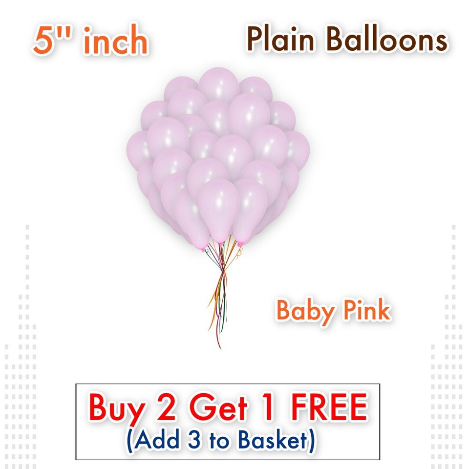5"inch small latex balloons WHOLESALE party birthday 100 wedding ...