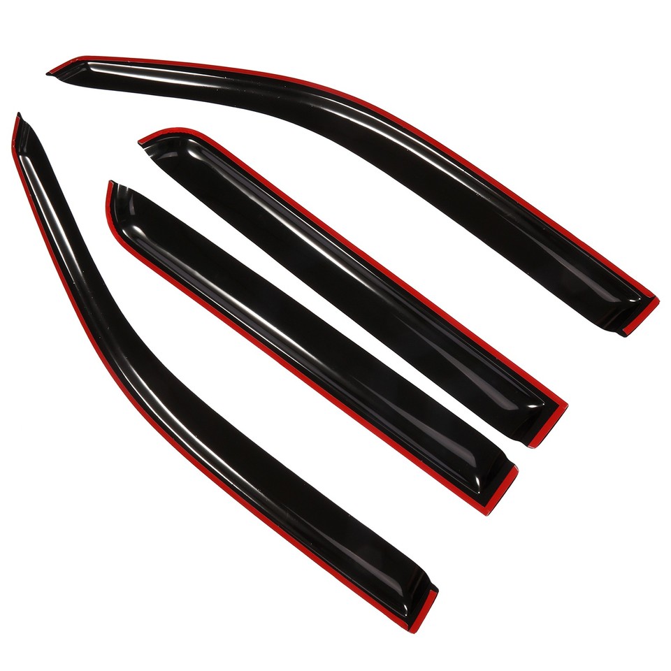 Sun/Rain Guard Outside Mount Tape-On Window Visors for 04-08 Ford F150 ...