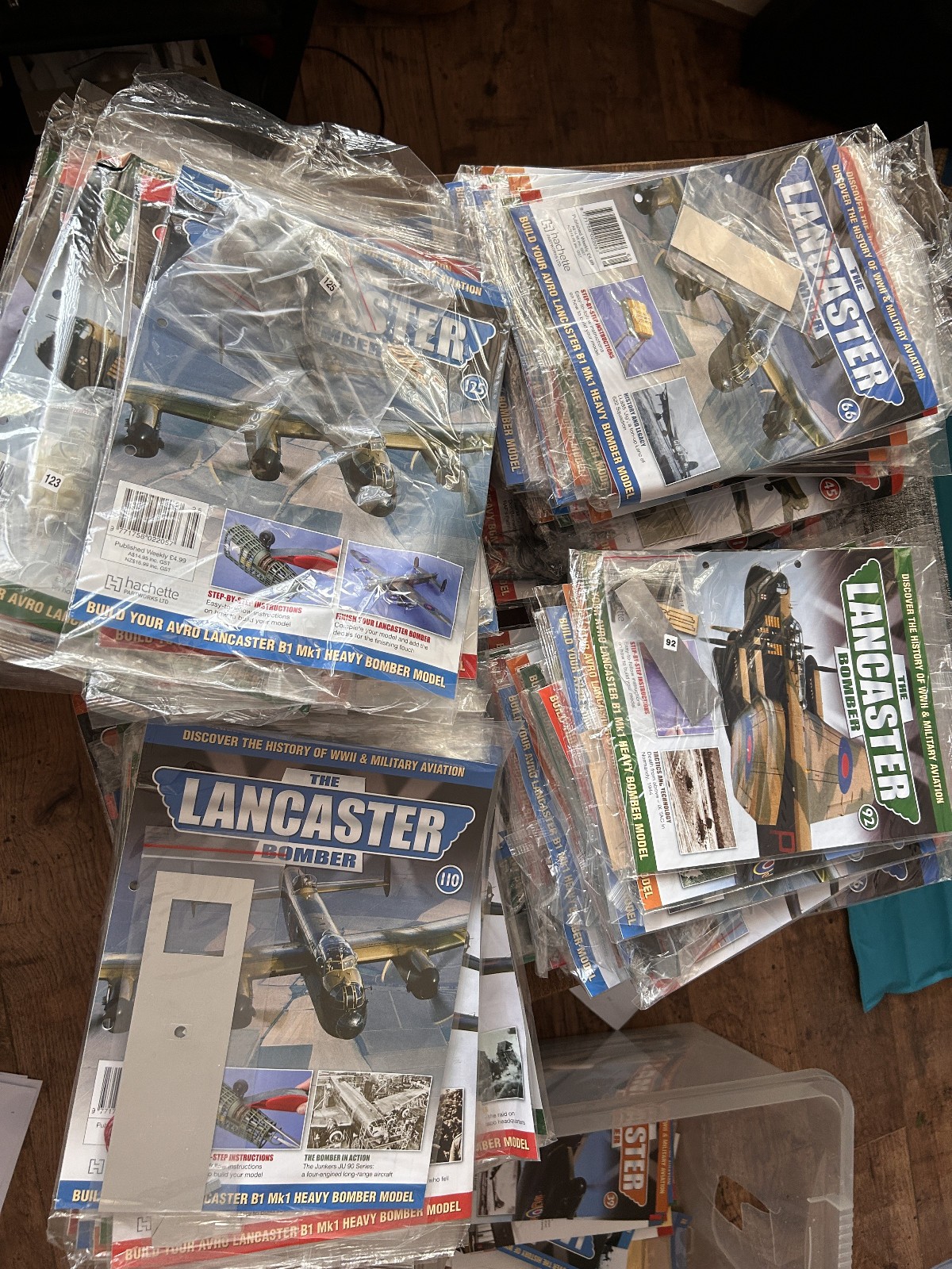 Hachette ' Build the Lancaster Bomber' issues 42 - 125 Auction Job Lot ...