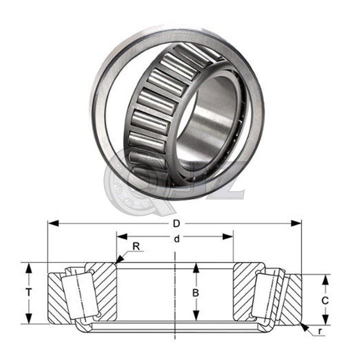 1x JM718149-JM718110 Tapered Roller Bearing QJZ Premium Free Shipping ...
