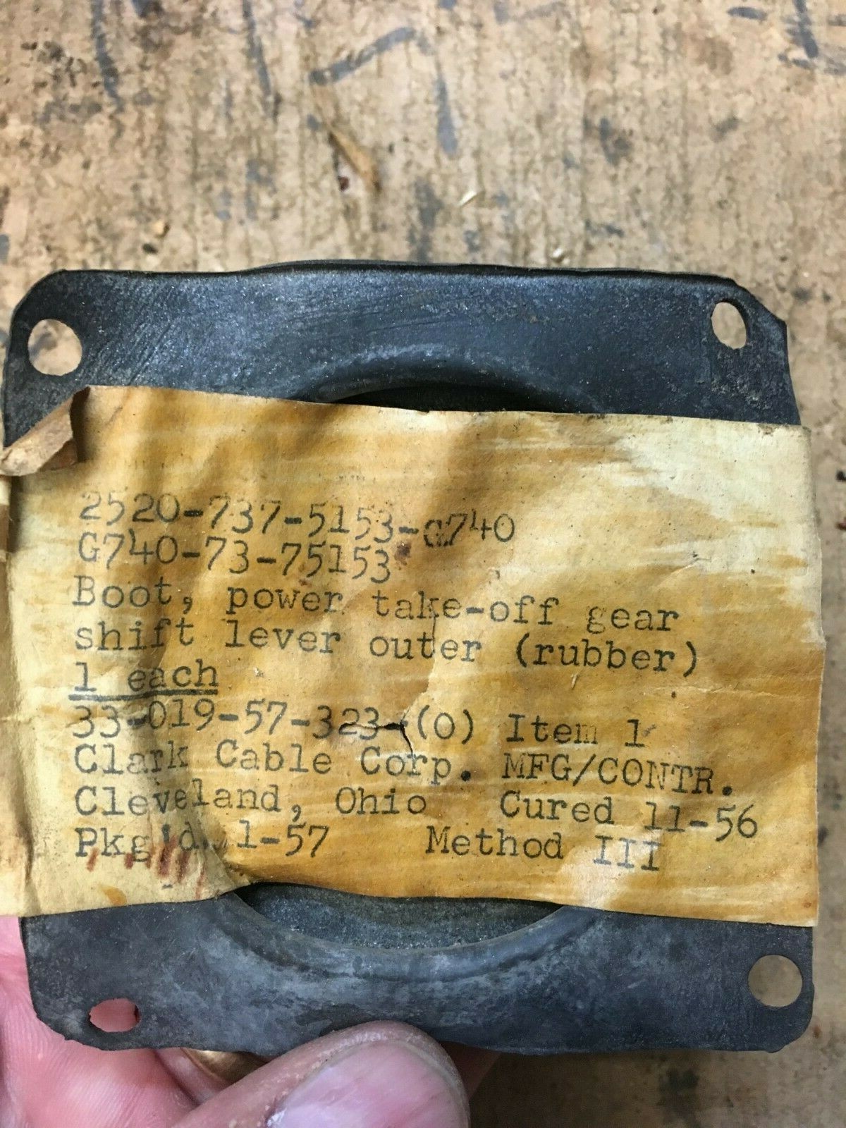 For Jeep Willys M38 M38A1 Winch PTO Rubber Shift Boot G-740 G-758 | eBay