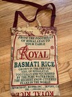 WEBE AG BURLAP ROYAL BASMATI RICE TOTE BAG | eBay
